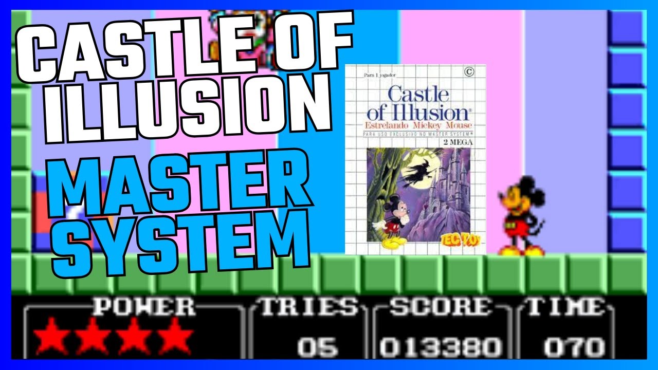 Castle of Illusion Starring Mickey Mouse MASTER SYSTEM LONGPLAY - YouTube