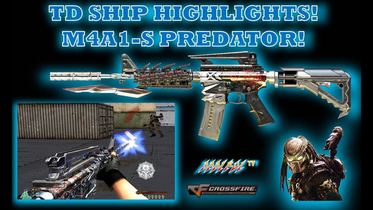 TD Ship M4A1 S Predator Highlights! CrossFire Philippines! - YouTube