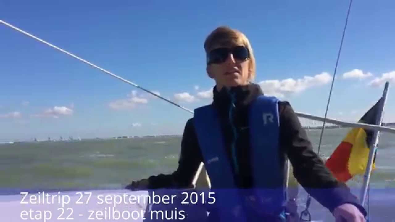 Zeiltrip 27 september 2015 - zeilboot muis (etap 22) - YouTube