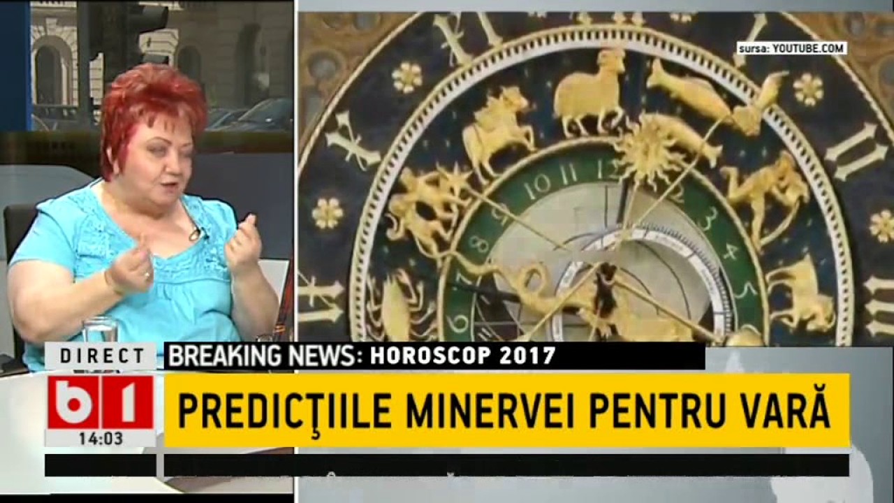 B1 TV HOROSCOP 2017, PREDICTIILE MINERVEI PENTRU VARA partea 1 din 3 ...
