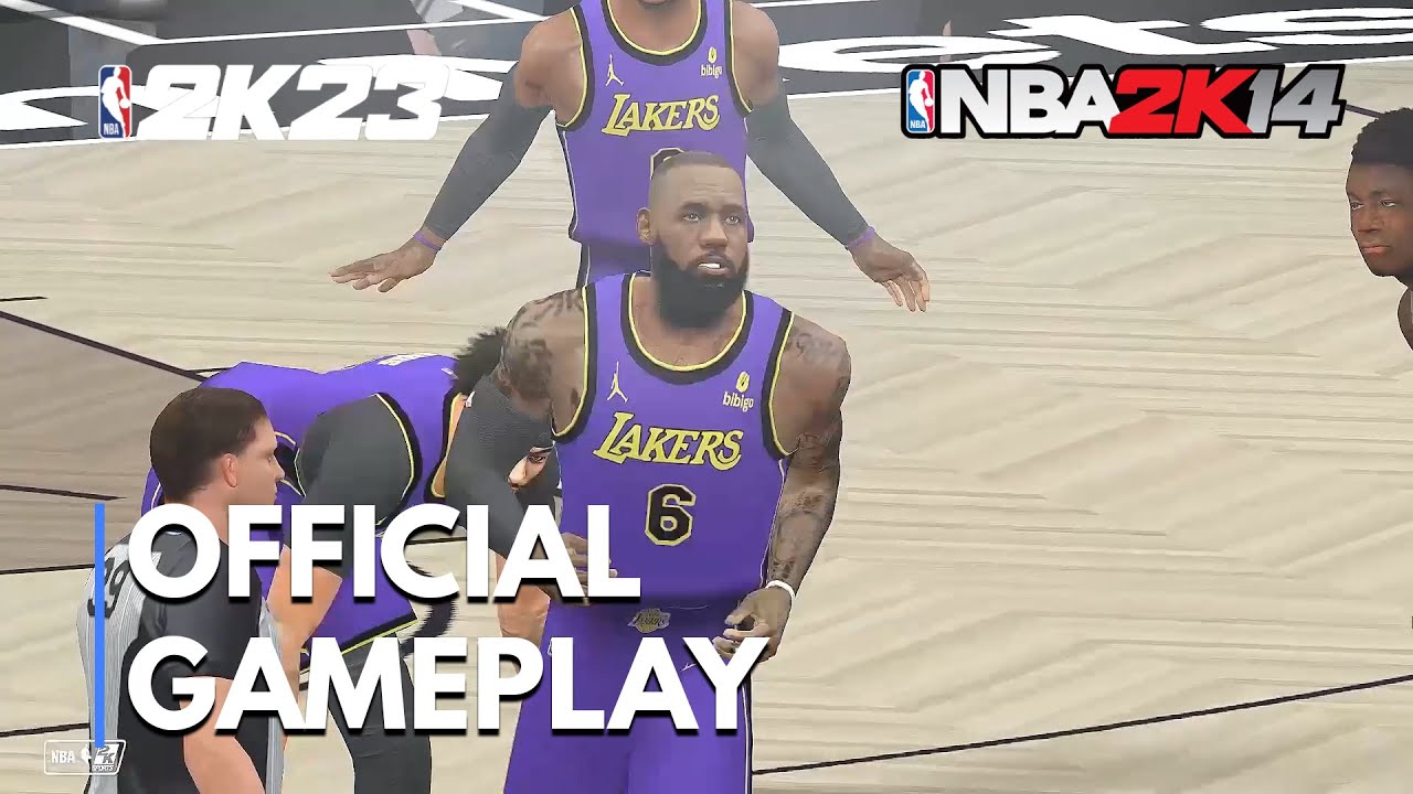 NBA 2K23-2K14 (PC) GAMEPLAY - LAKERS VS NETS [NEXT-GEN] - YouTube