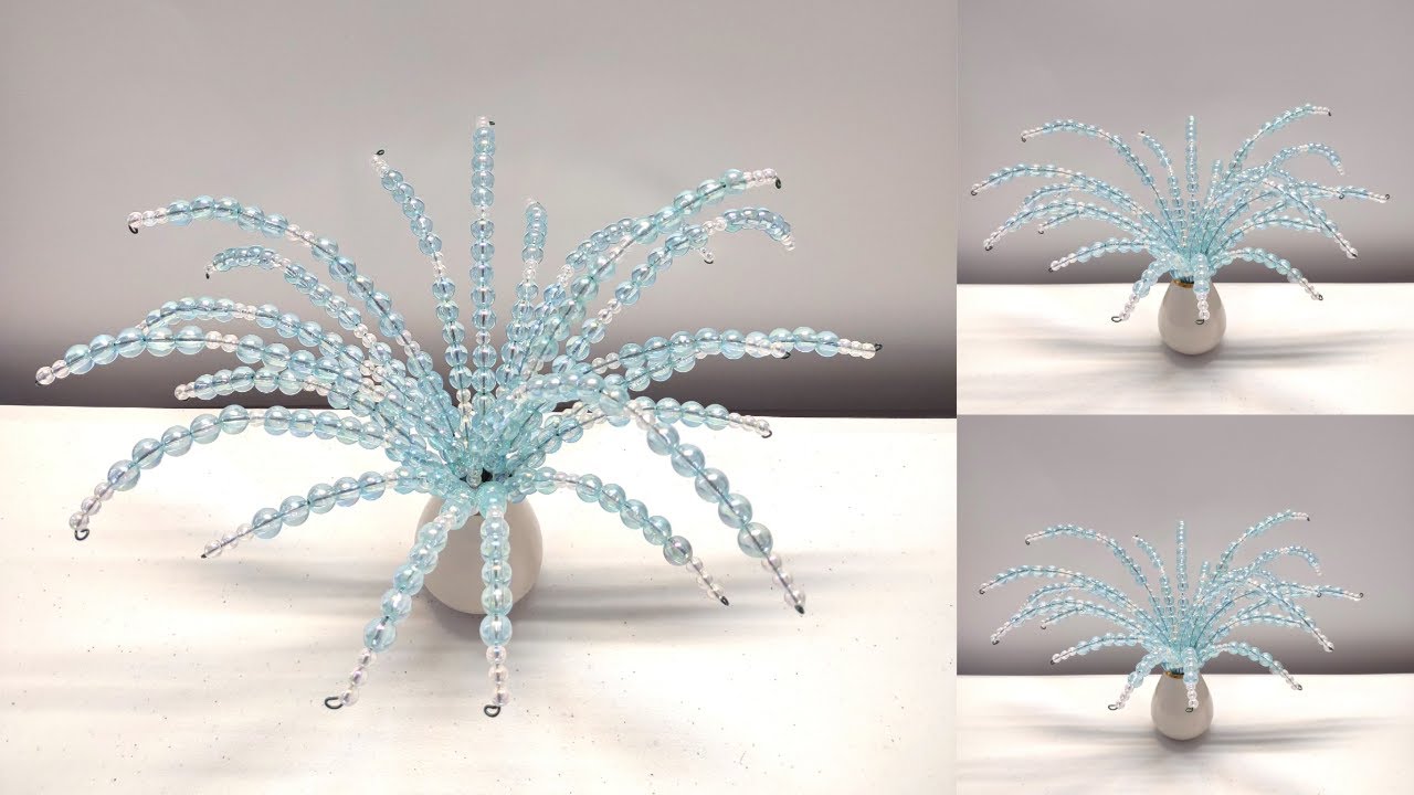 So Easy Its Relaxing To Make! Easy DIY Bead Flower | DIY Home Decor ...