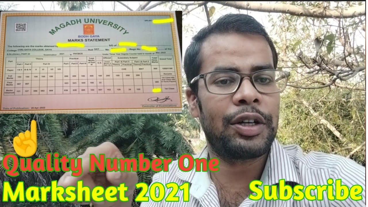 Quality Number One !! Marksheet 2018-21 Dekh Lo!! - YouTube