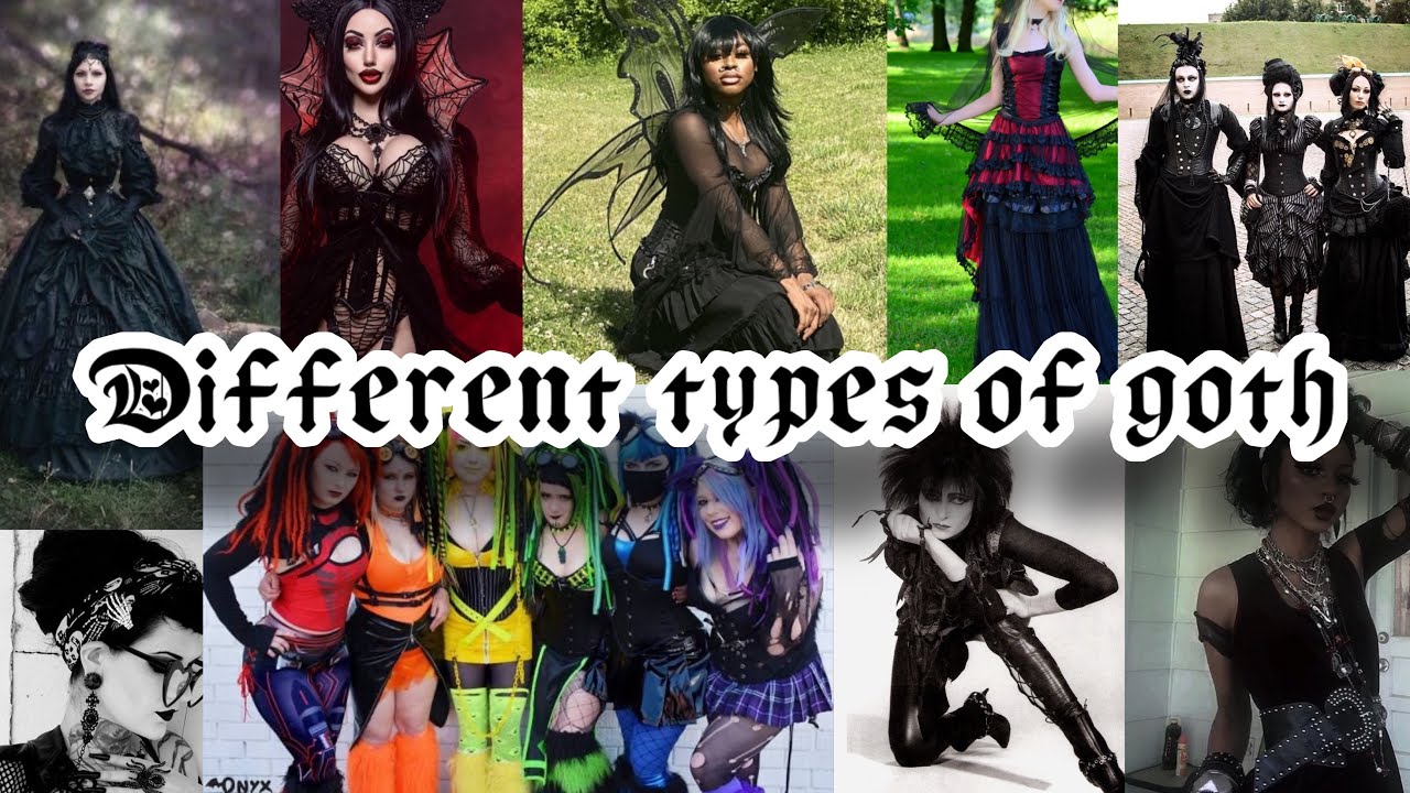 DIFFERENT GOTH TYPES! - YouTube