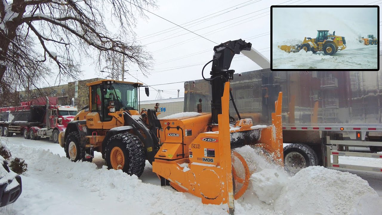 Montreal Snow Removal and Snow Dump Site - YouTube