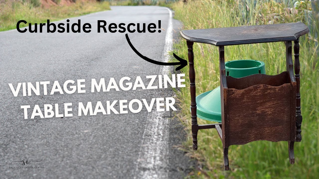 Curbside Magazine Table | Before and After - YouTube