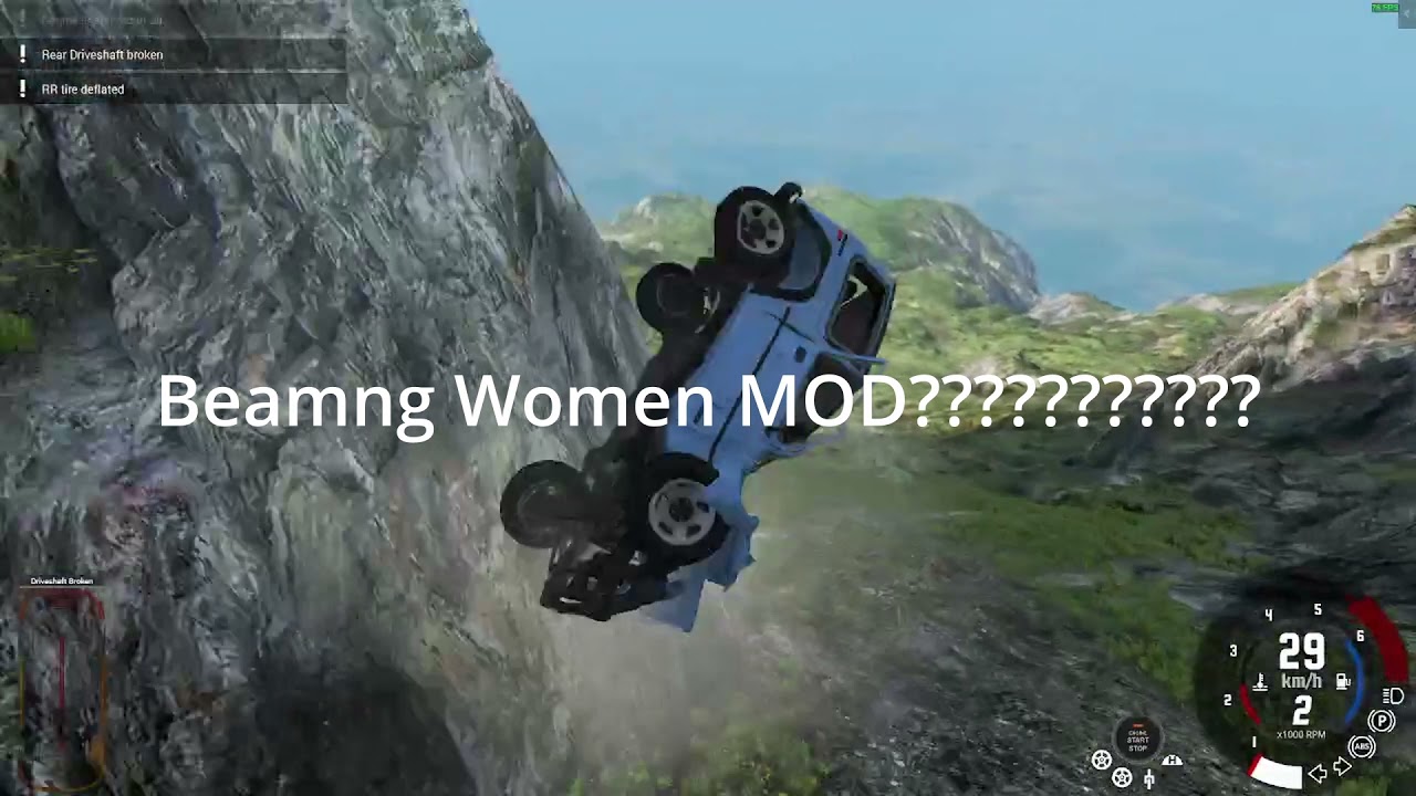 beamng women mod - YouTube