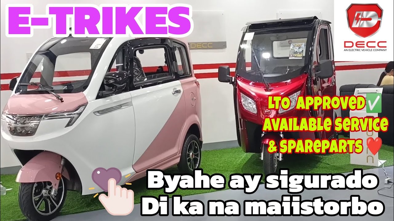 YUVAN E-TRIKES | DOKUMENTO NITO AY KUMPLETO BYAHE AY WALANG ISTORBO | DECC ELECTRIC VEHICLES ...