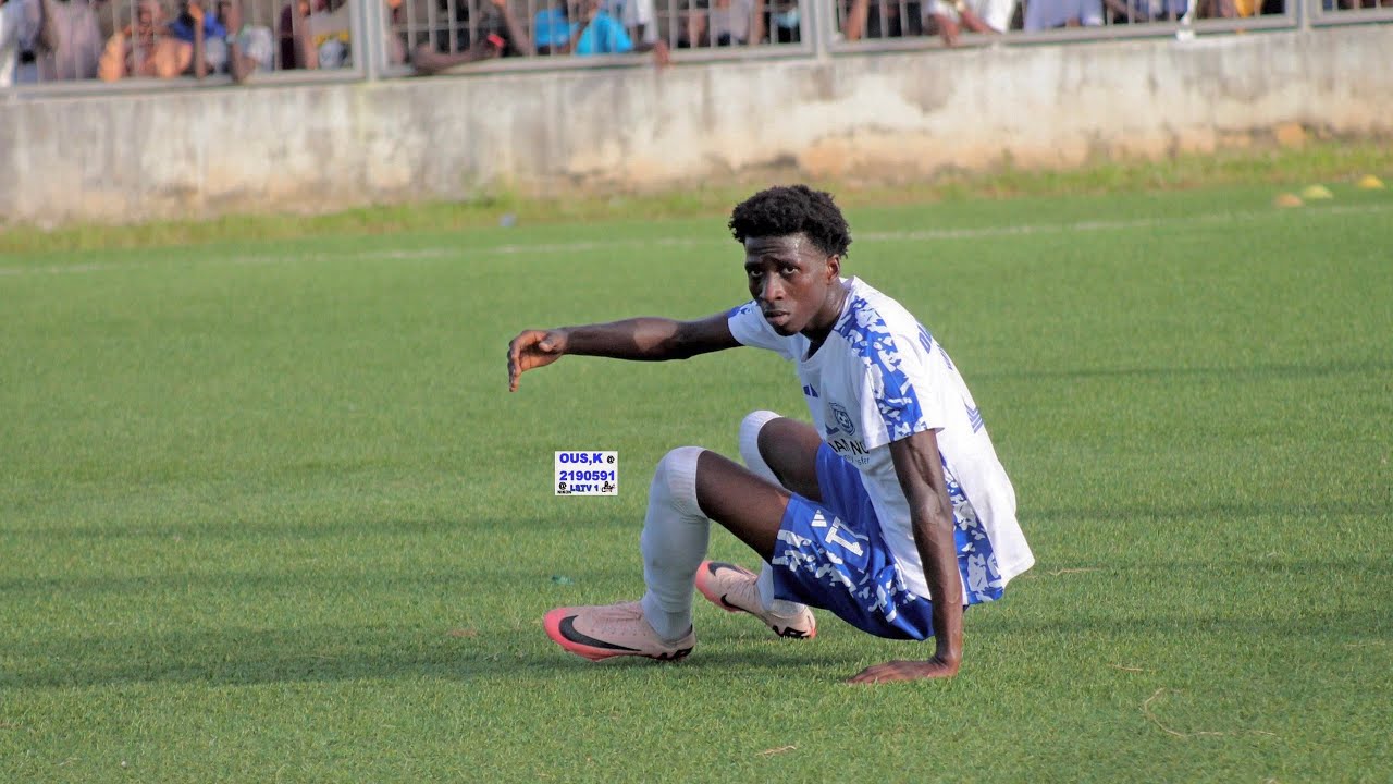OMAR JABBI(the Gambian Neymar) Goal, Dribbling, Passing, Ball recovery ...