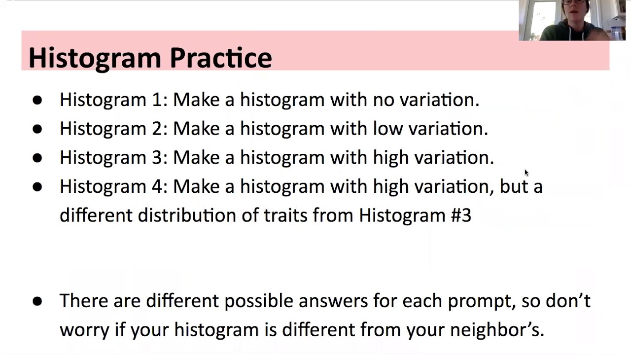 Amplify - Natural Selection - Lesson 1.3 - Histogram Activity ...
