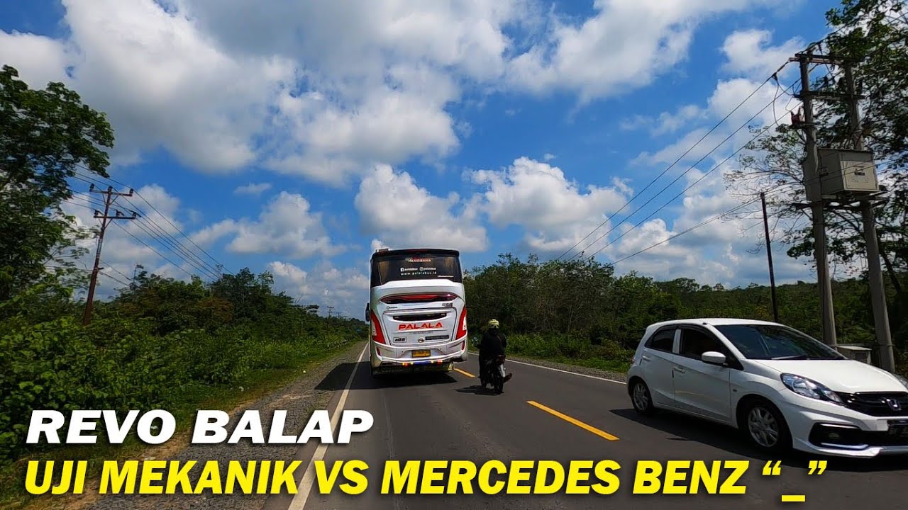 Momen Adu Mekanik Revo Balap VS Mercedes Benz Di Lintasan - YouTube