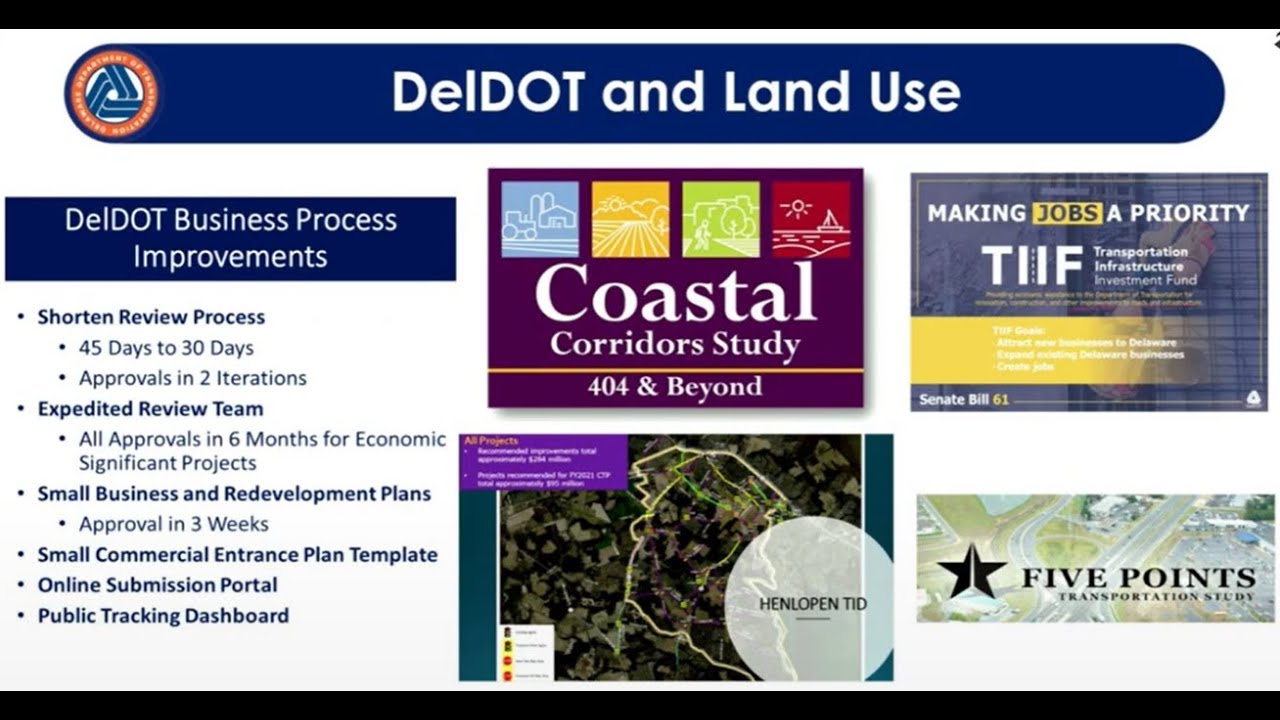 DelDOT Projects Presentation at Sussex Council - 3/28/2023 - YouTube