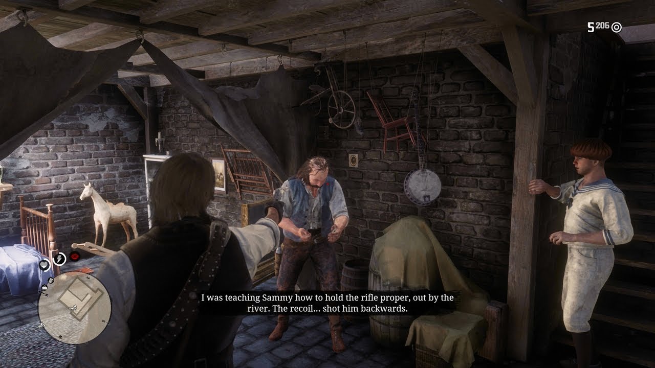 Red Dead Redemption 2 Rhodes Gunsmith Basement Hostage Random Encounter ...