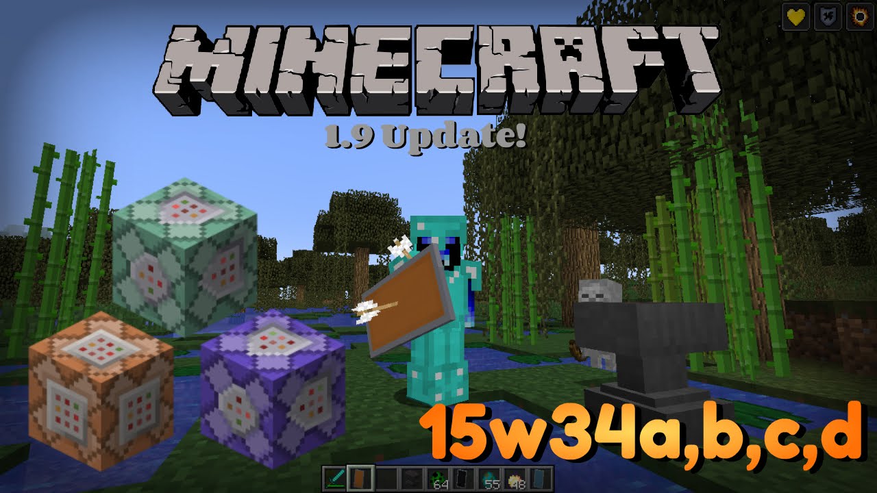 Minecraft CZ - 1.9 Snapshot [15w34a,b,c,d] - Nová funkce PVP, Command ...