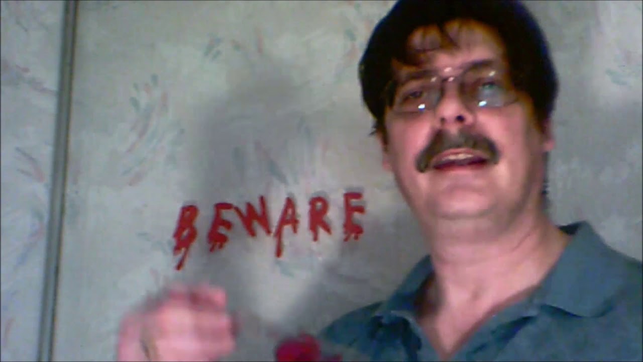 show time box opening halloween bloody beware sign dose this thing ...