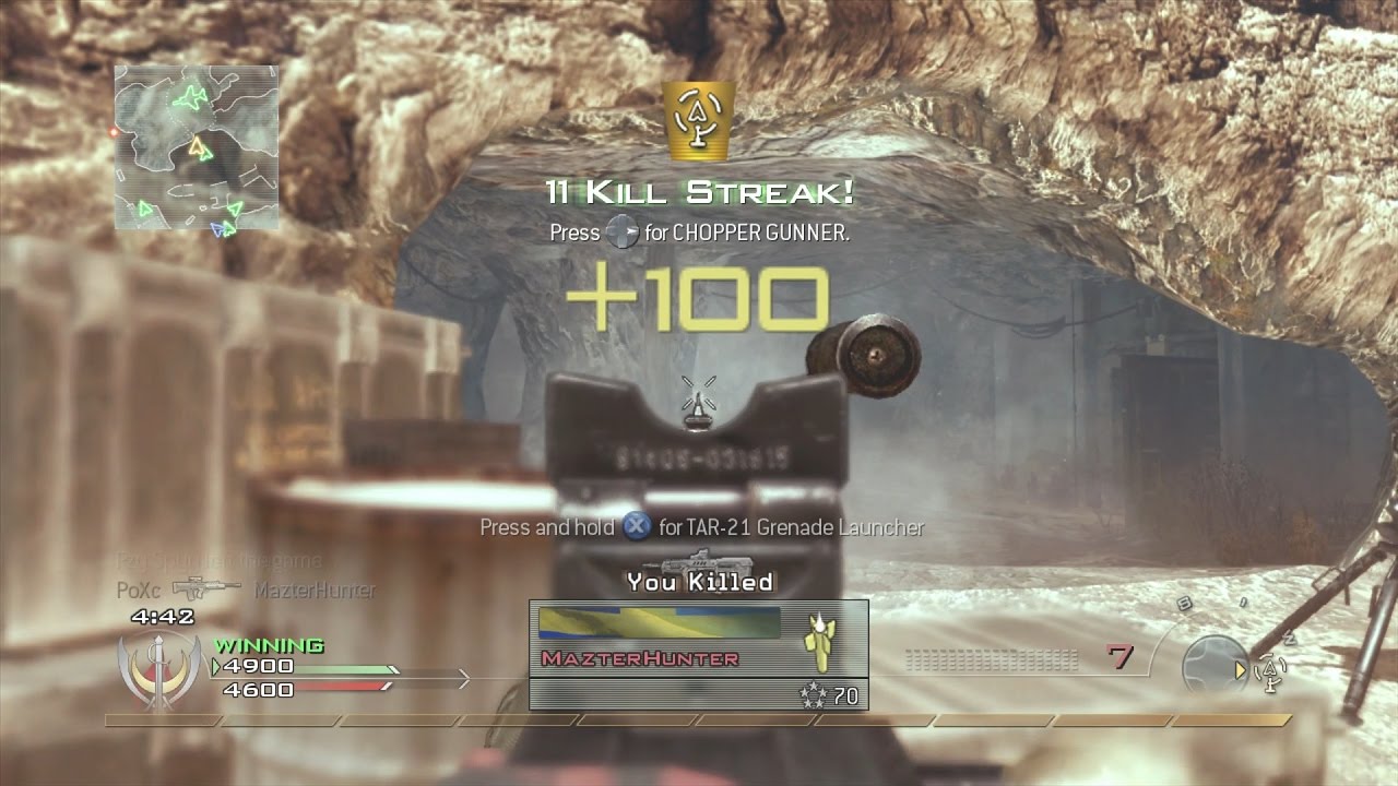 MW2, Nuke with every gun S2 - L86 LSW - YouTube