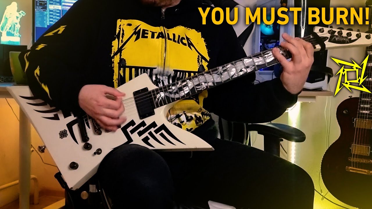 Metallica: You Must Burn! - Guitar Cover by Nicksong 2023 - YouTube