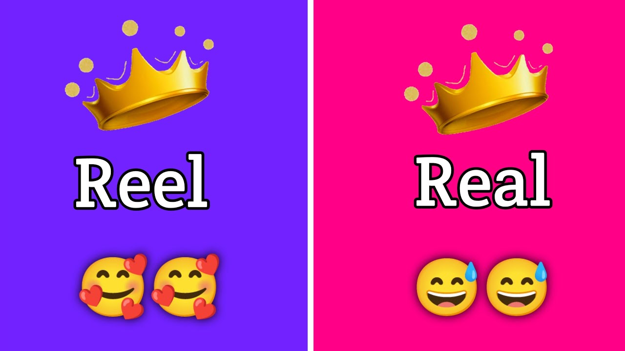 Reel Vs Real 😊 reel life vs real life 😇😅🤓 part - 3 - YouTube