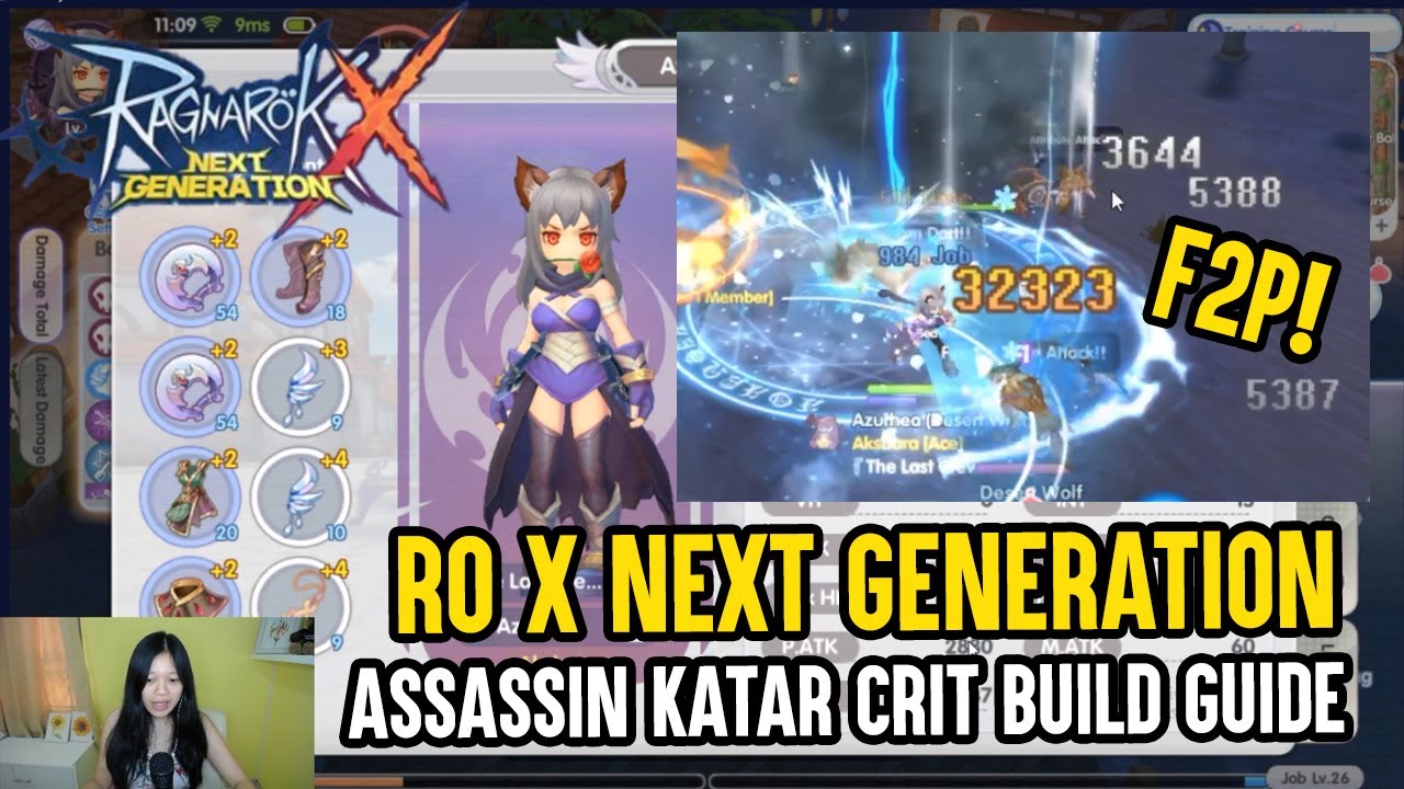 Ragnarok X Next Generation: F2P Assassin Katar Crit Build (Equip, Skill ...