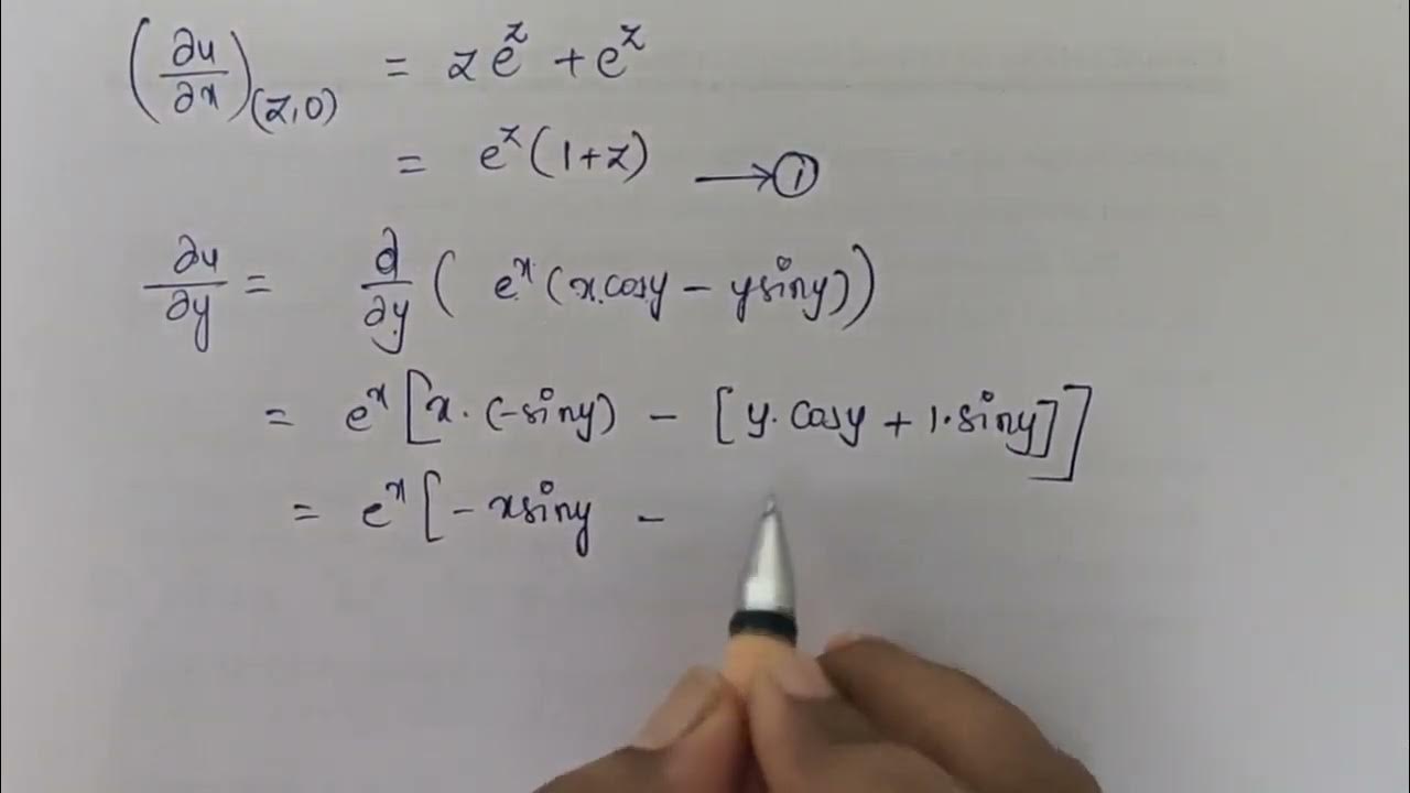 Milne Thompson method | construction of analytic function |complex variables, complex functions ...