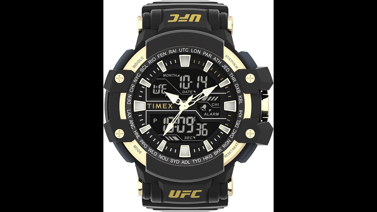 Timex UFC Men's Tactic 53mm Watch - YouTube