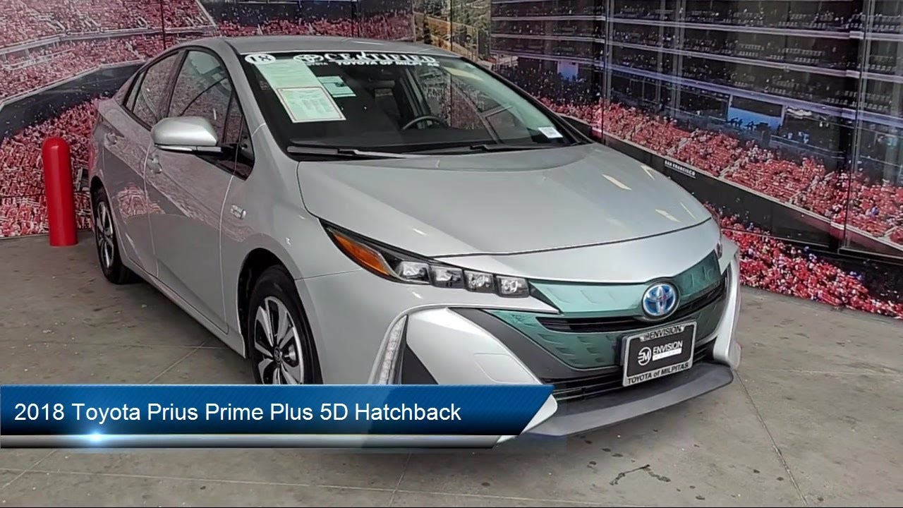 2018 Toyota Prius Prime Plus 5D Hatchback Milpitas San Jose Sunnyvale ...