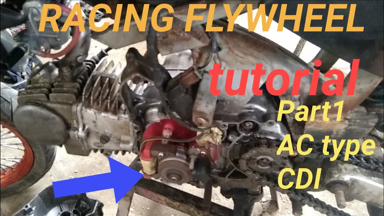RACING FLYWHEEL (part 1) AC type cdi/wave 100 cdi - YouTube