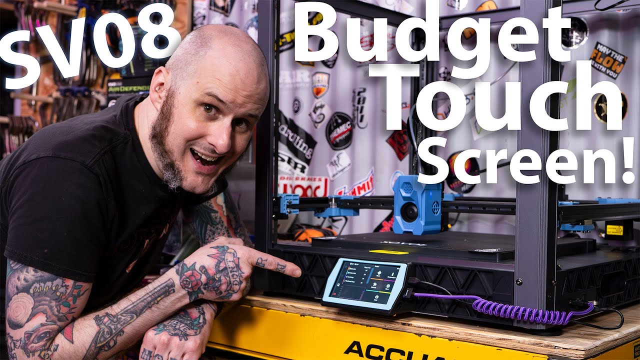 Sovol SV08 Budget Touchscreen Install & 1st Impressions! - YouTube