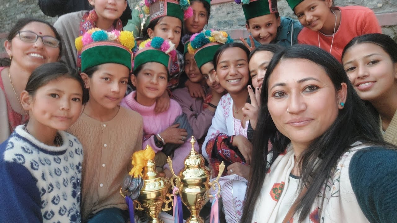 GSSS PANGI. folk dance runner-up u-14 girls state level cultural ...