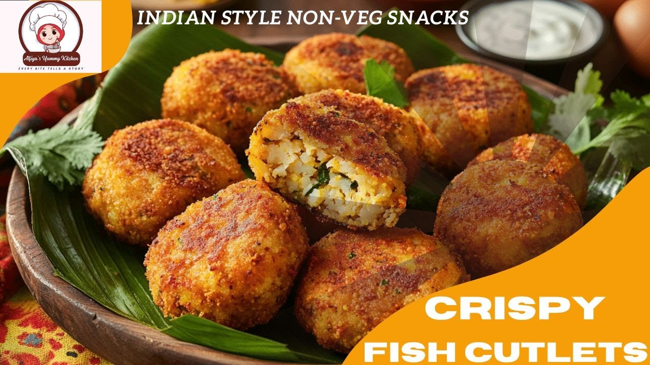 Indian Style Fish Cutlet Recipe | How To Make Fish Cutlet - YouTube