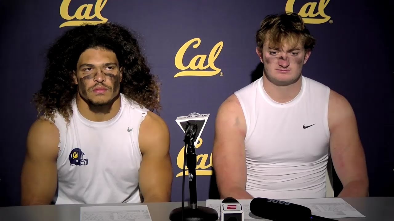 ILB Teddye Buchanan and TE Jack Endries reflect on Cal's 38-6 loss to ...