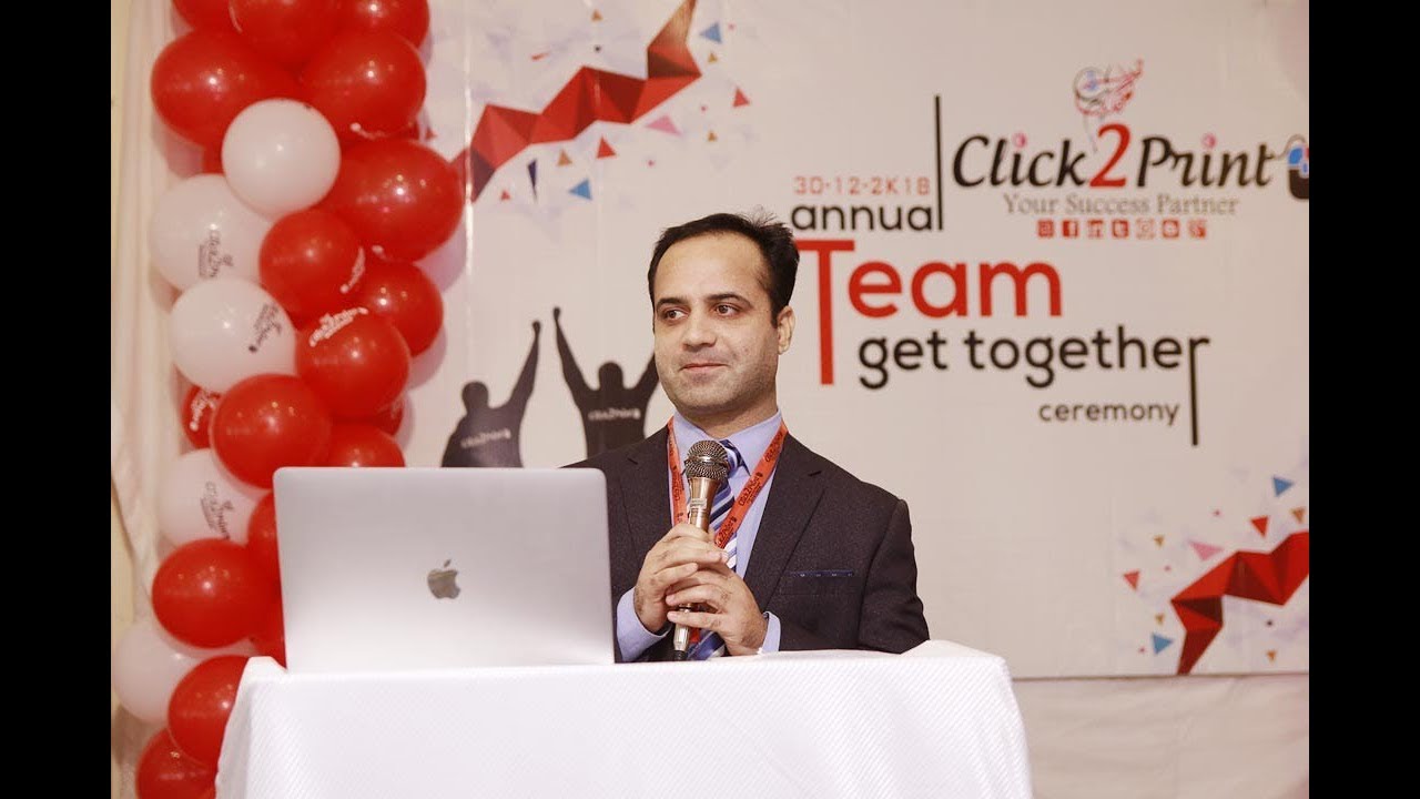 Get together of Click2Print's Team 7th Anniversary in Lahore Pakistan - YouTube