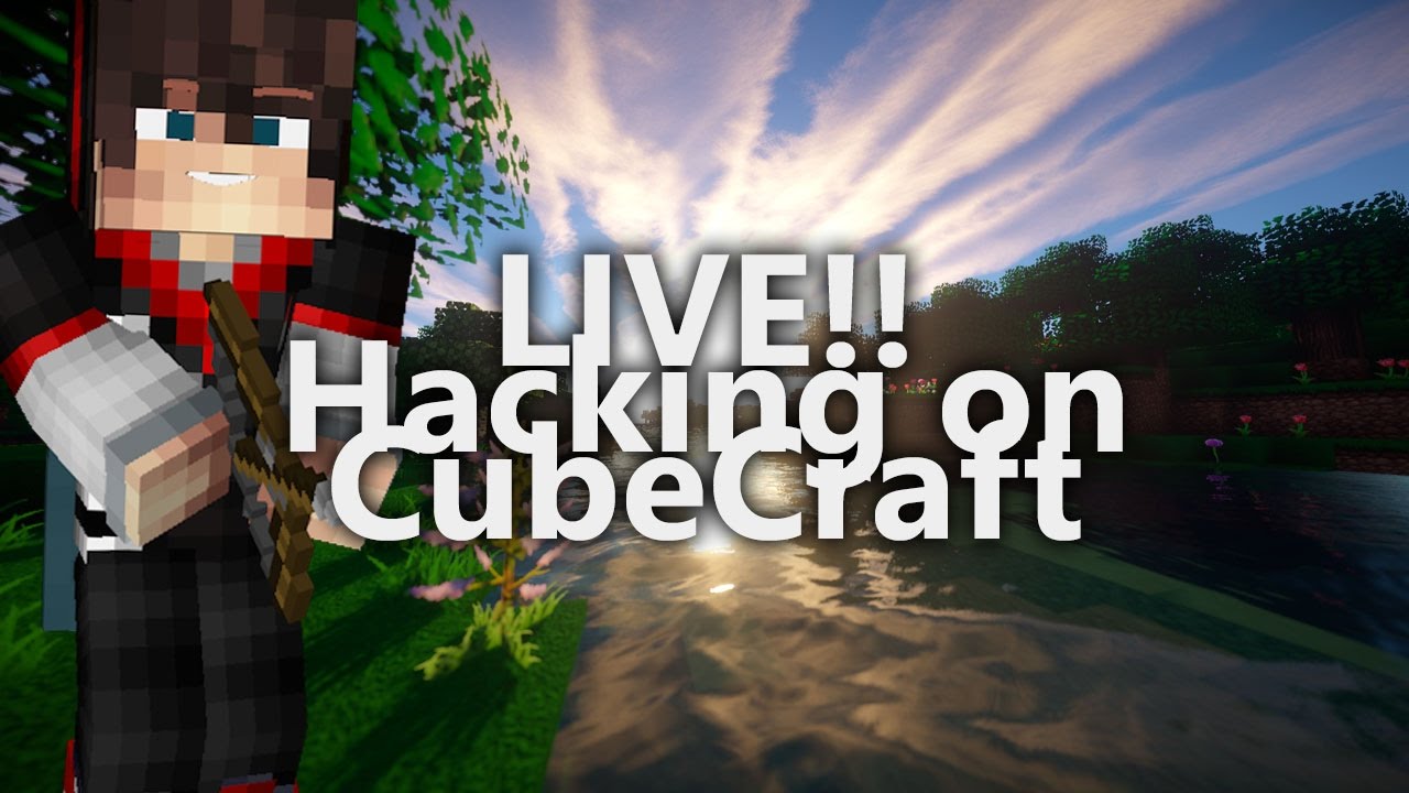 LIVE HACKING ON CUBECRAFT!!!! - YouTube