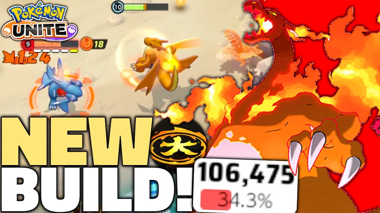 Pokémon Unite Charizard - I found my FAVOURITE Build!😳 (Charizard Build ...