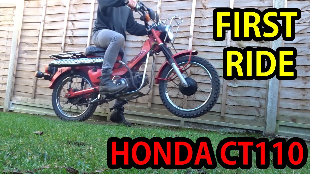 Honda CT110 Project Part 11: First Ride? - YouTube