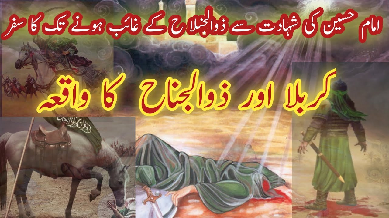 Zuljanah aur Karbala | Hazrat Imam Hussain horse Zuljanah| ذاولجناح ...