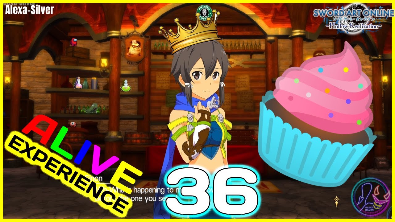 SAO HR 36 | Eating Weird Desserts with Sinon 🍰🧁 | Sword Art Online ...