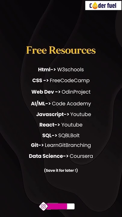 Top 10 Free Resources For Web Developers - YouTube