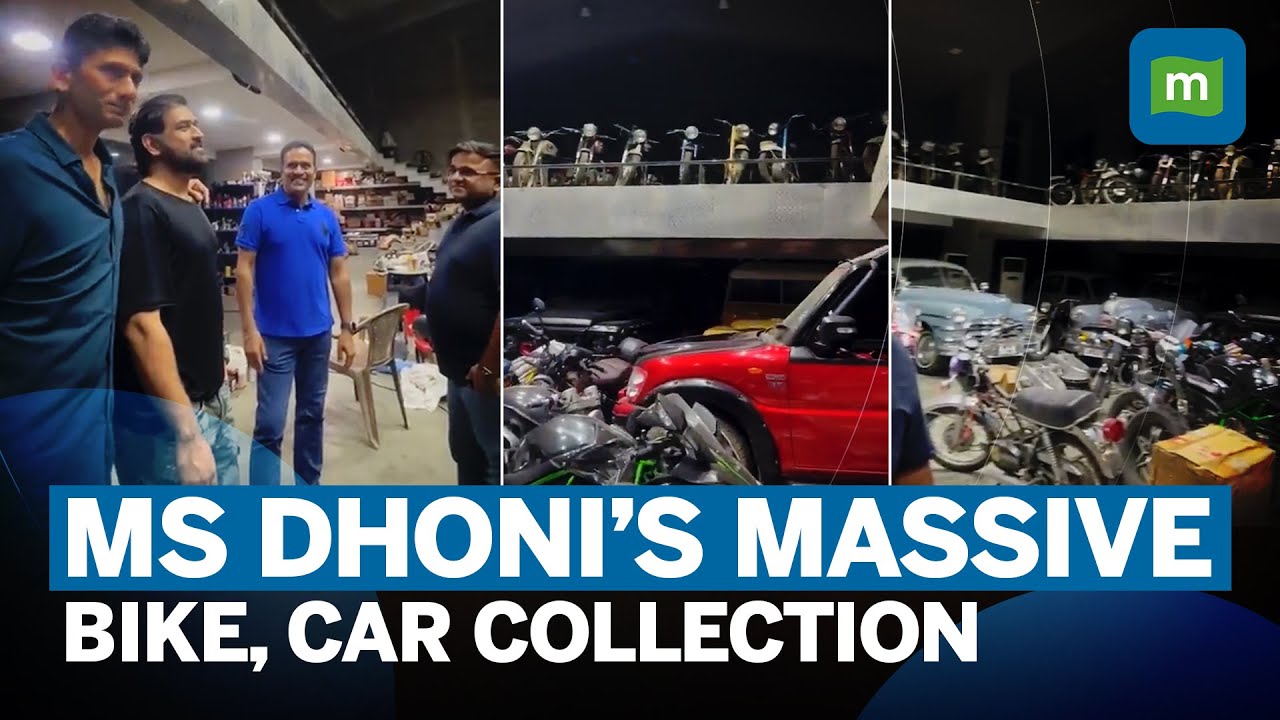 "Mahi, Why?" MS Dhoni's Bike And Car Collection Stuns Venkatesh Prasad ...