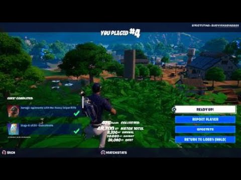 Fortnite sniper 4th place - YouTube