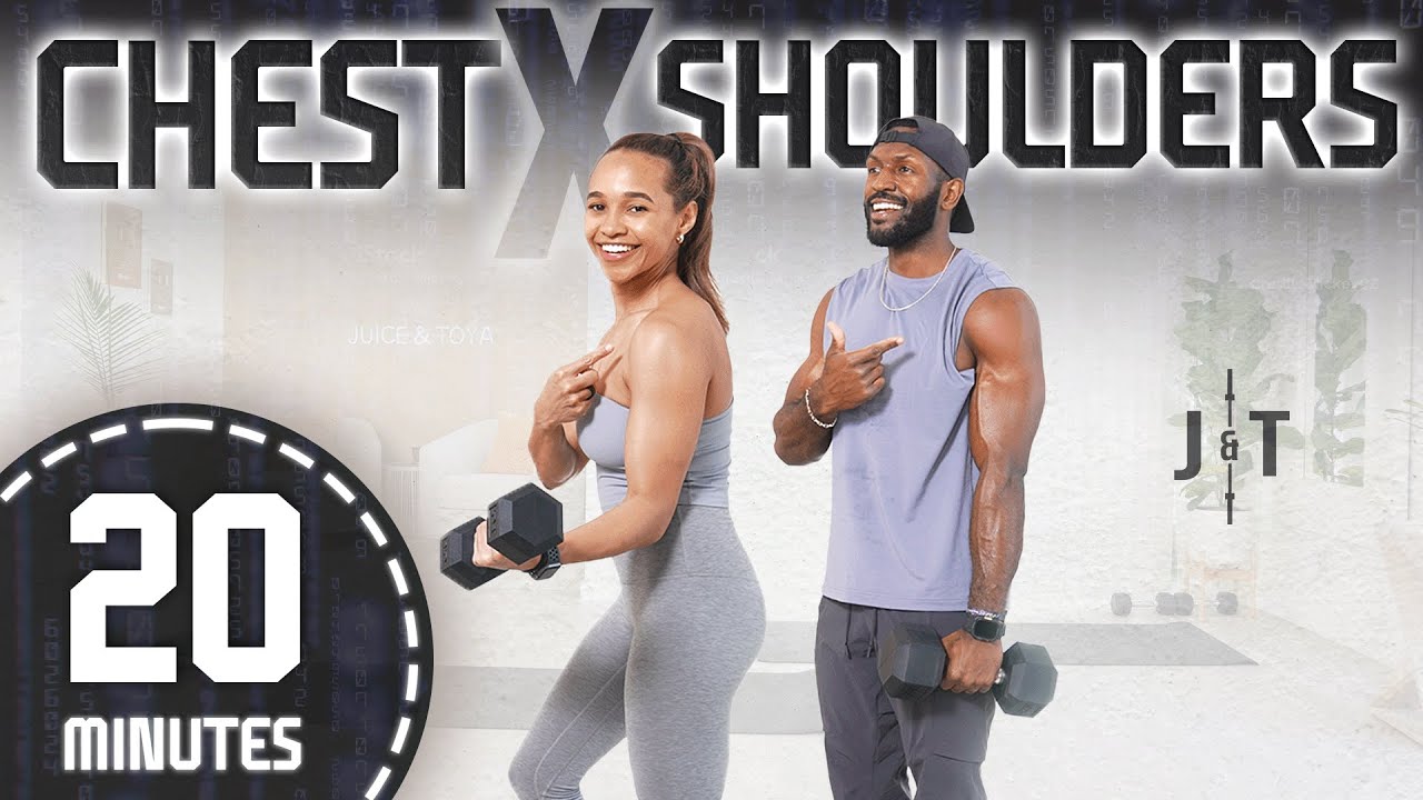 20 Minute Shoulders & Chest Workout (Upper Body Strength Training ...