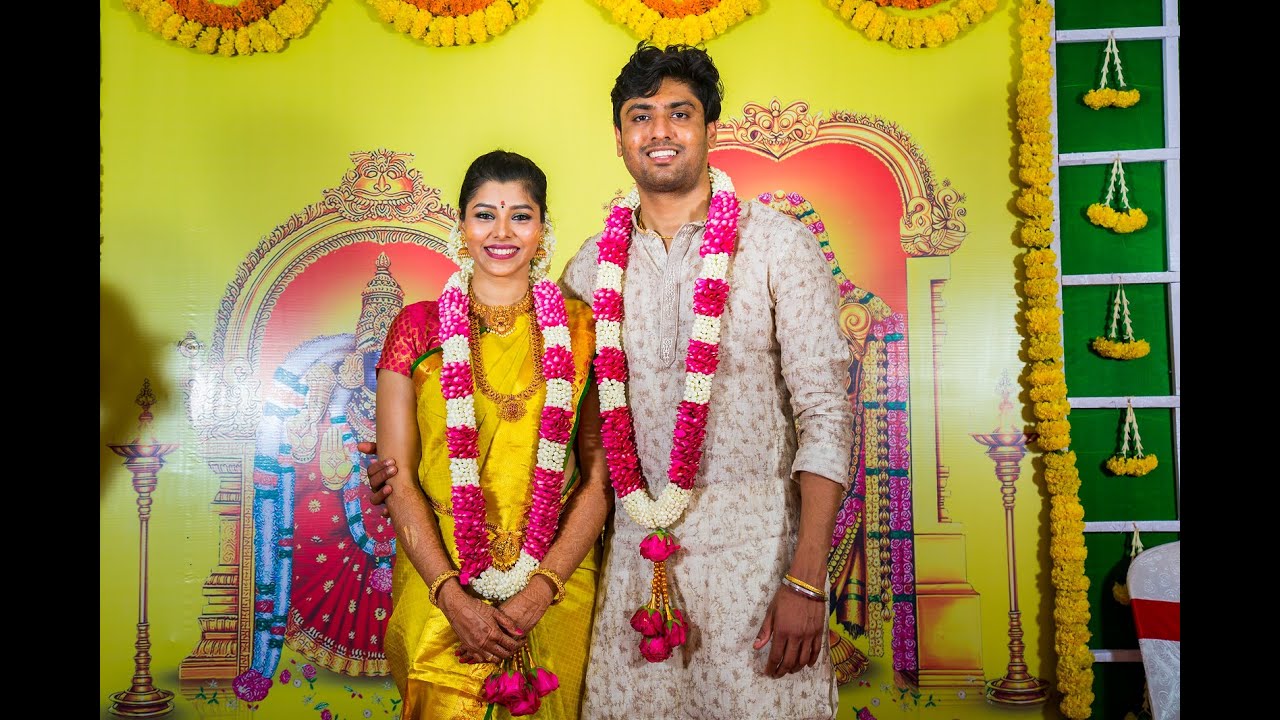 Ashwin-Sahana's Engagement and Janavasam Video - YouTube