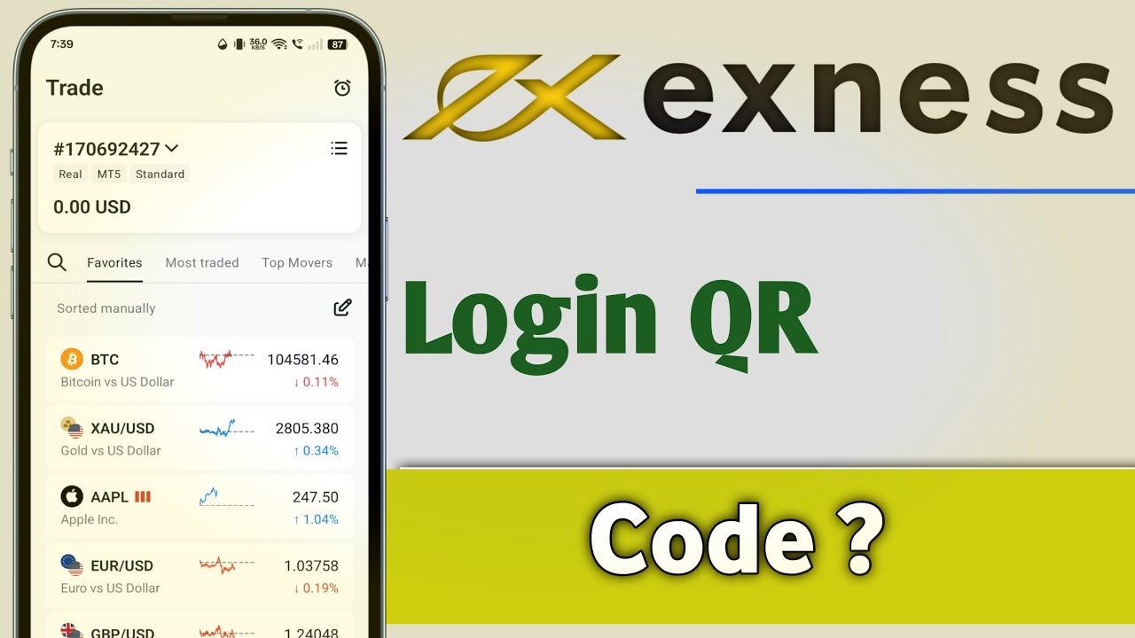 Exness Go Login QR Code - YouTube