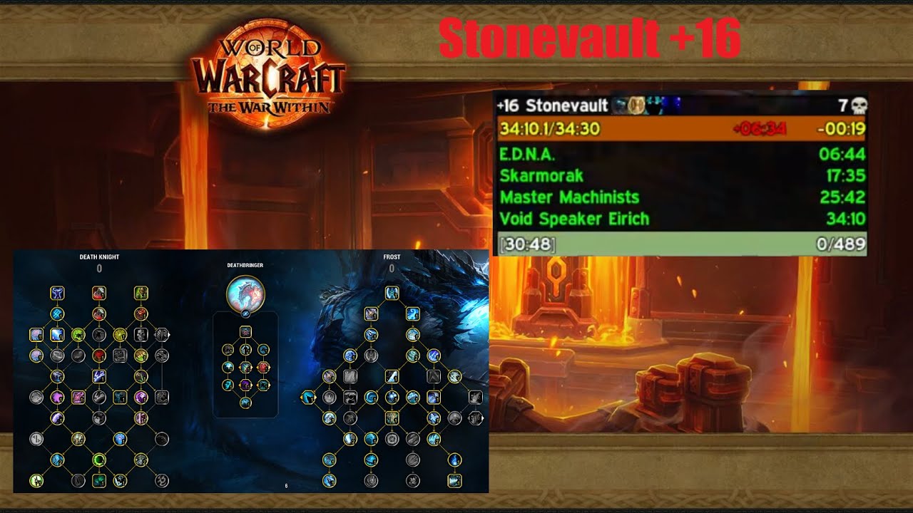 Stonevault +16 | Frost DK PoV | The War Within (TWW) M+ - YouTube