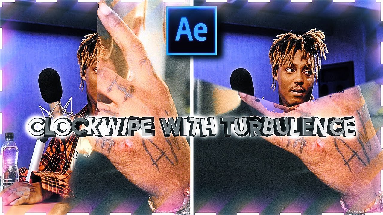 Clock Wipe With Turbulence Displace | After Effects - YouTube