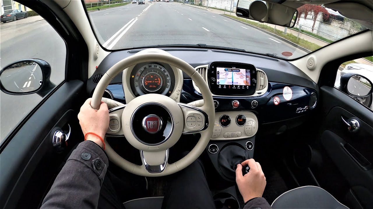 Fiat 500 Driving Highway