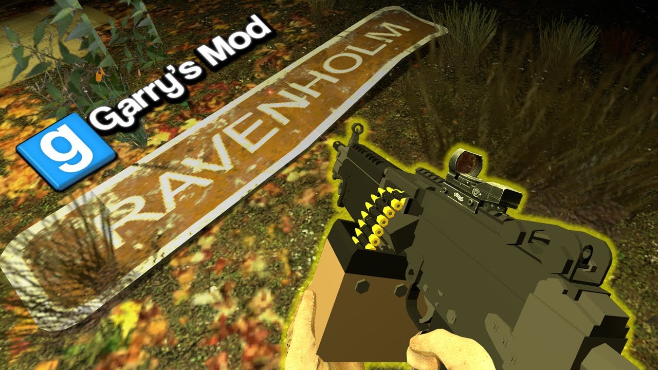 HL2 Ravenholm w/ MP5SD3 & Low-poly M249 - Garry's Mod Weapon Mods ...