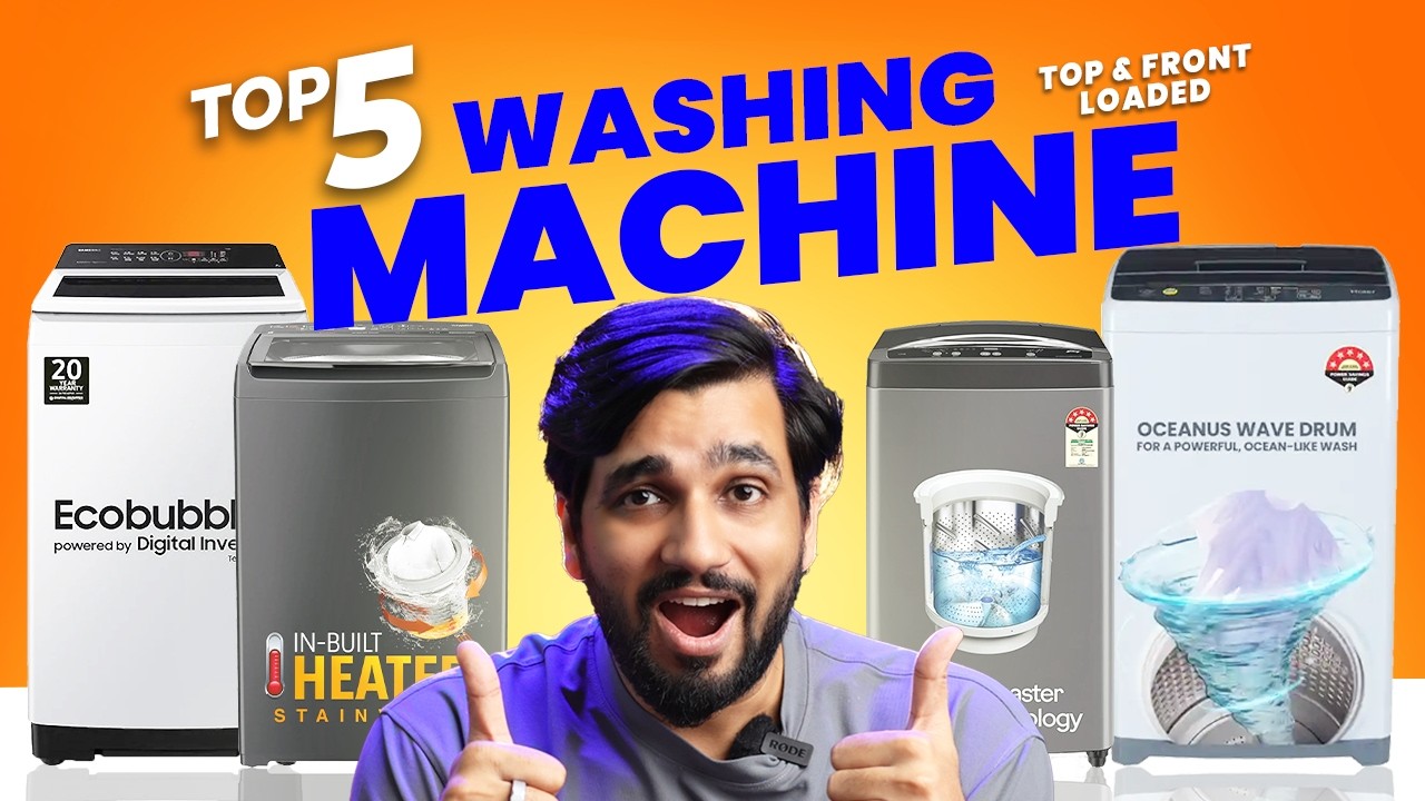 Top 5 Best Washing Machines Under ₹15000 in India 2025 | Fully ...