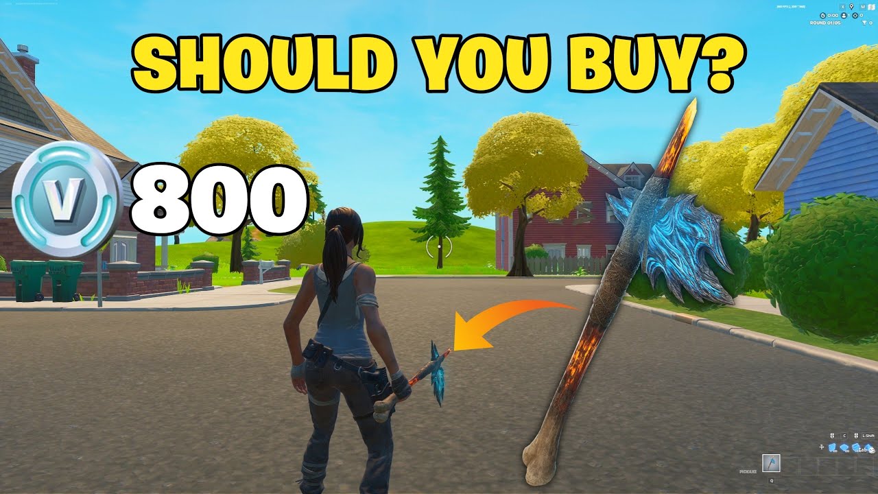 Kong's Battle Axe Pickaxe Gameplay in Fortnite! Sound Test + Review ...