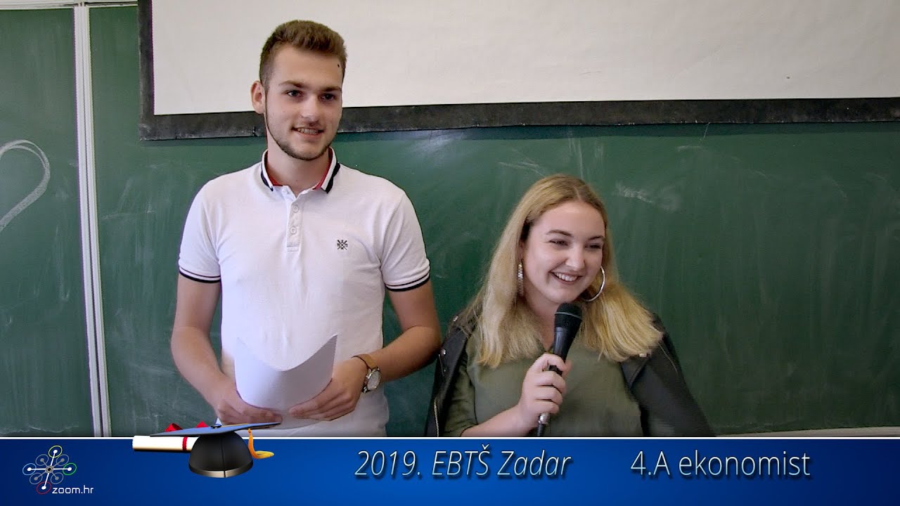 2019 EBTŠ Zadar - Predstavljanje 4.A - Maturalna Zabava - YouTube